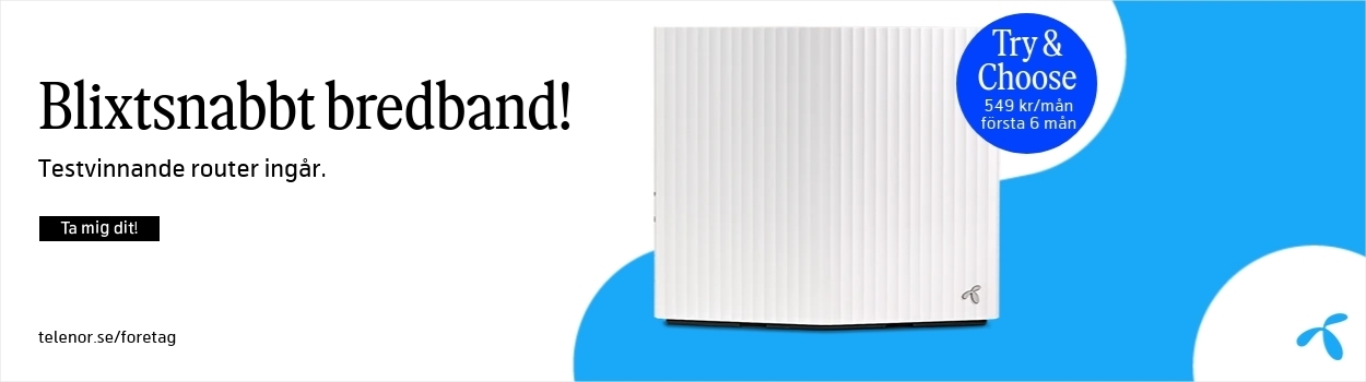 Bredband, TV och Telefoni, stora valmöjligheter | Zmarket, Företag